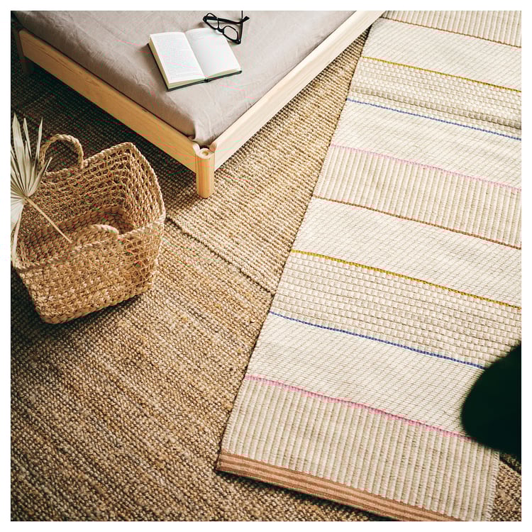 MÄVINN Tapis tissé plat, jute, 70x200 cm - IKEA