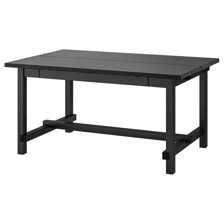 NORDVIKEN Table extensible, noir, 152/223x95 cm - IKEA