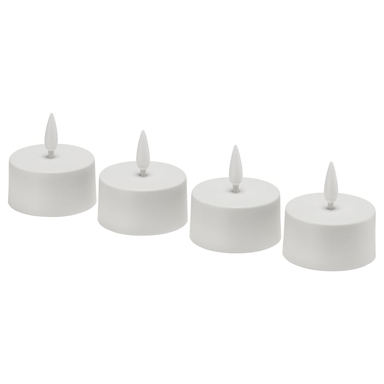SKATGÅS bougie chauffe-plat à LED, blanc - IKEA