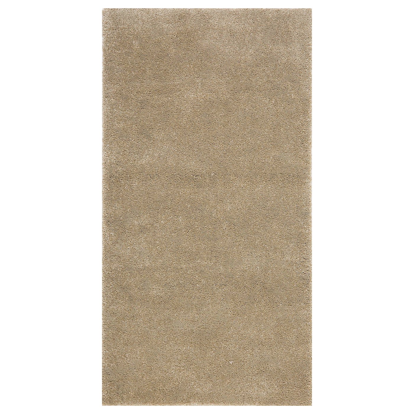 STOENSE tapis, poils ras, beige, 80x150 cm - IKEA