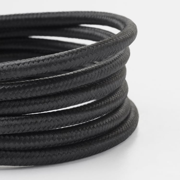 SUNNEBY / MOLNART suspension avec ampoule, noir/forme donut opalin - IKEA