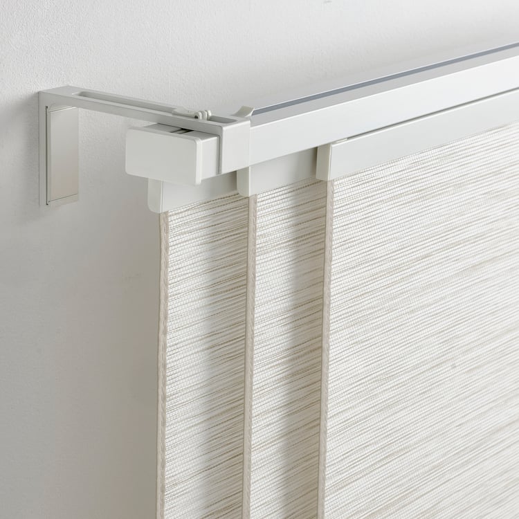 VIDGA rail pour rideau, triple, fixations plafond incluses/blanc, 140 ...