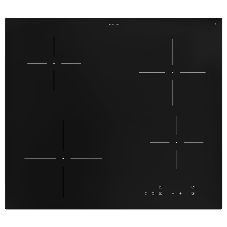 VILSTA plaque de cuisson à induction, IKEA 300 noir, 59 cm - IKEA
