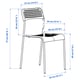 ADDE dining chair, white - IKEA UK