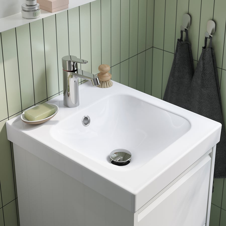 ÄNGSJÖN / ORRSJÖN wash-stnd w drawers/wash-basin/tap, oak effect ...