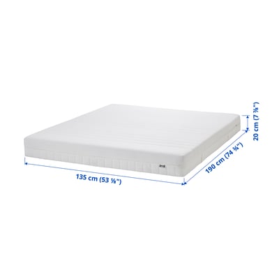 ÅKREHAMN White, double foam mattress, medium firm - IKEA UK