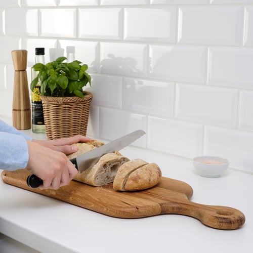 ARTISTISK Chopping board, oak, 59x25 cm - IKEA