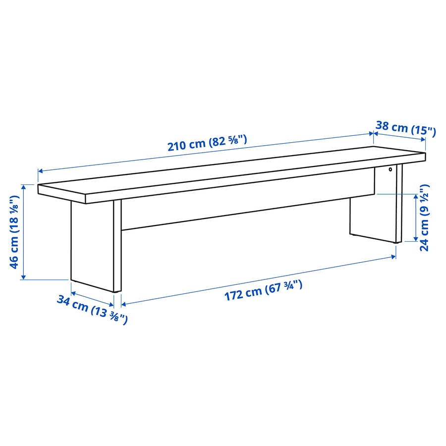 BERGSHYTTAN / TOSSBERG dining table with 2 chairs and bench, tinted ...
