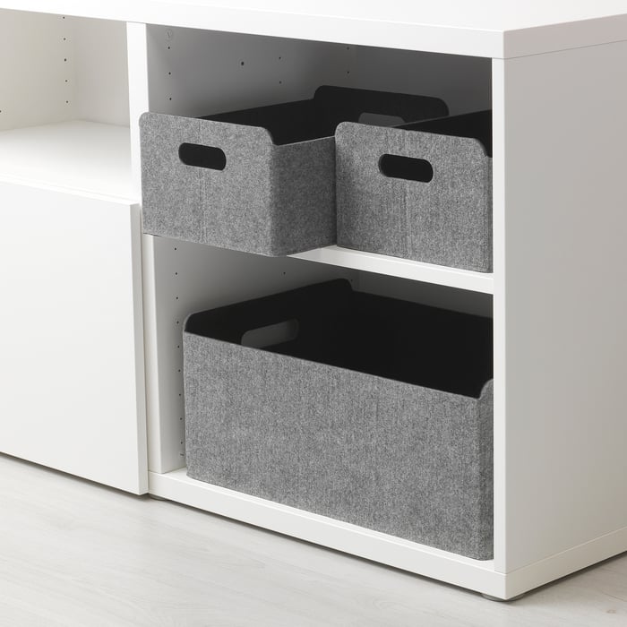 BESTÅ box, grey, 25x31x15 cm - IKEA UK