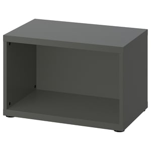 BESTÅ frame, dark grey, 60x40x38 cm - New Lower Price! - IKEA