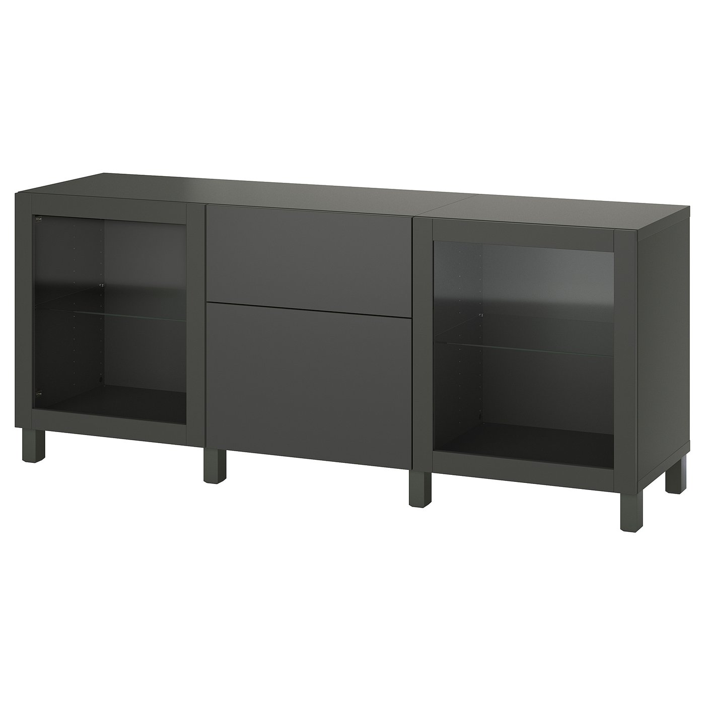 BESTÅ storage combination with drawers, 180x42x74 cm - IKEA UK