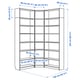 BILLY bookcase corner combination with extention units, brown walnut ...