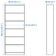 BILLY bookcase white, 80x28x202 cm - IKEA UK