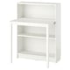BILLY Bookcase with desk, white, 80x106 cm - IKEA UK