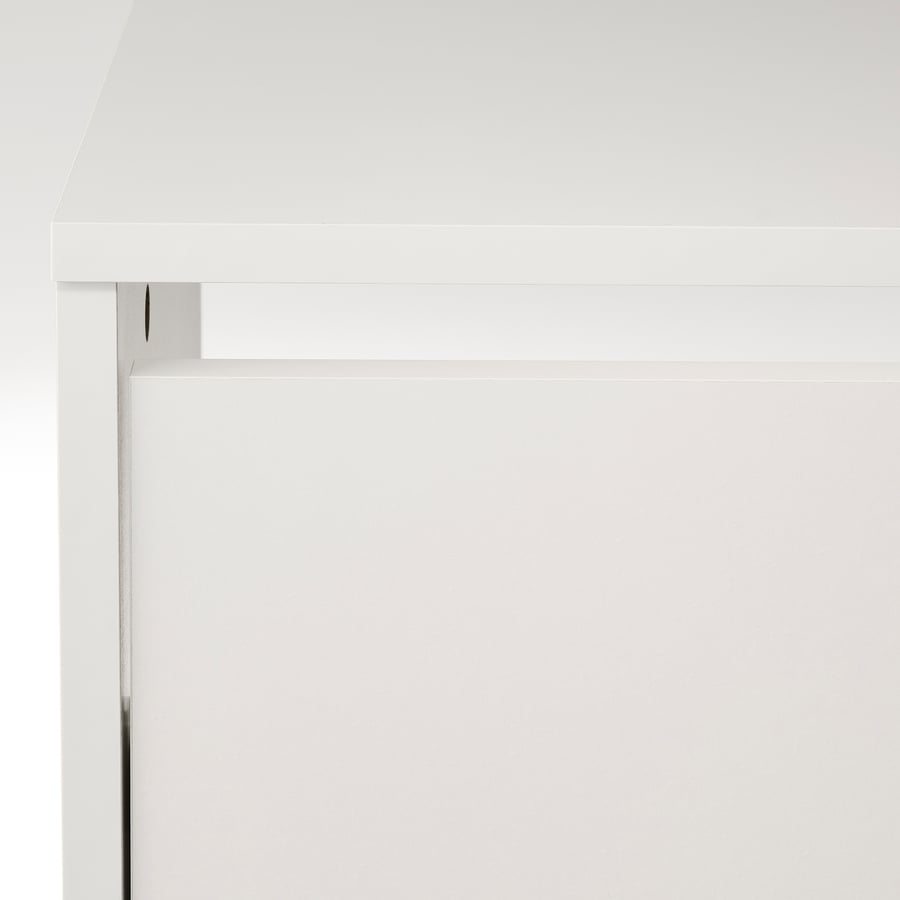 BISSA shoe cabinet with 3 compartments, white, 49x28x135 cm - IKEA UK
