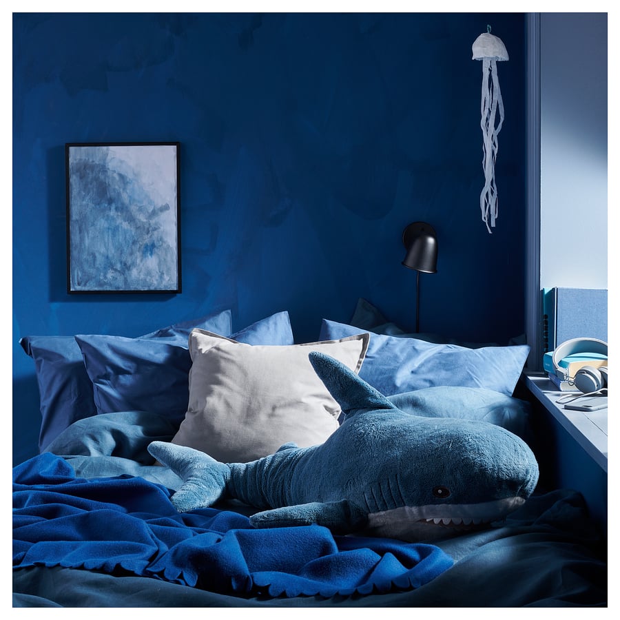 BLÅHAJ Soft toy, shark, 100 cm - IKEA