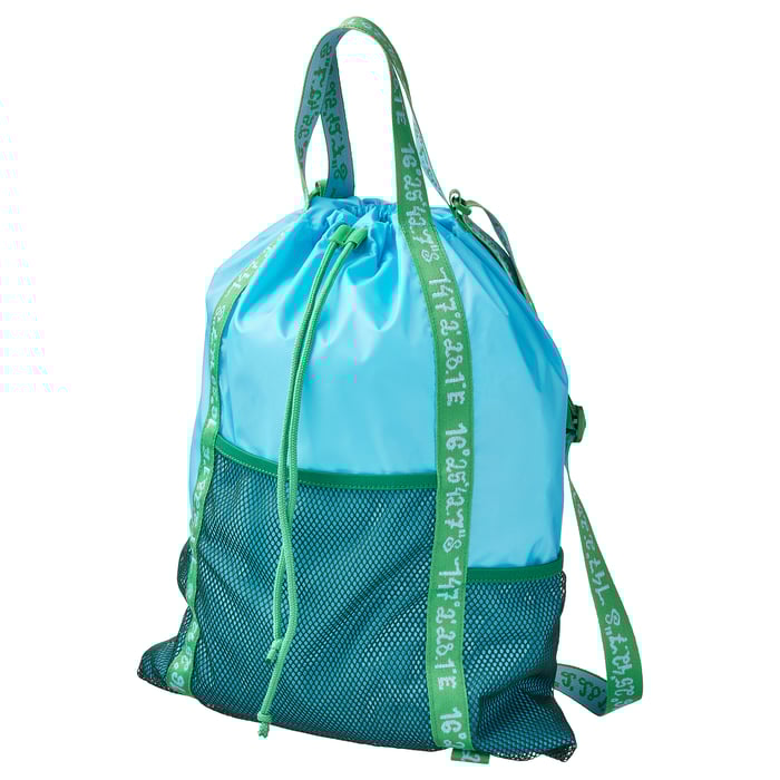 BLÅVINGAD backpack, blue/green, 13 l - IKEA UK