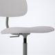 BLECKBERGET swivel chair, Klovsta white/grey - IKEA UK