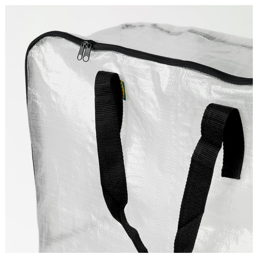 DIMPA storage bag, transparent, 65x22x65 cm - IKEA UK