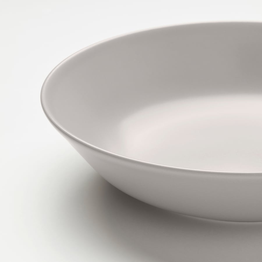 DINERA beige, Deep plate - IKEA