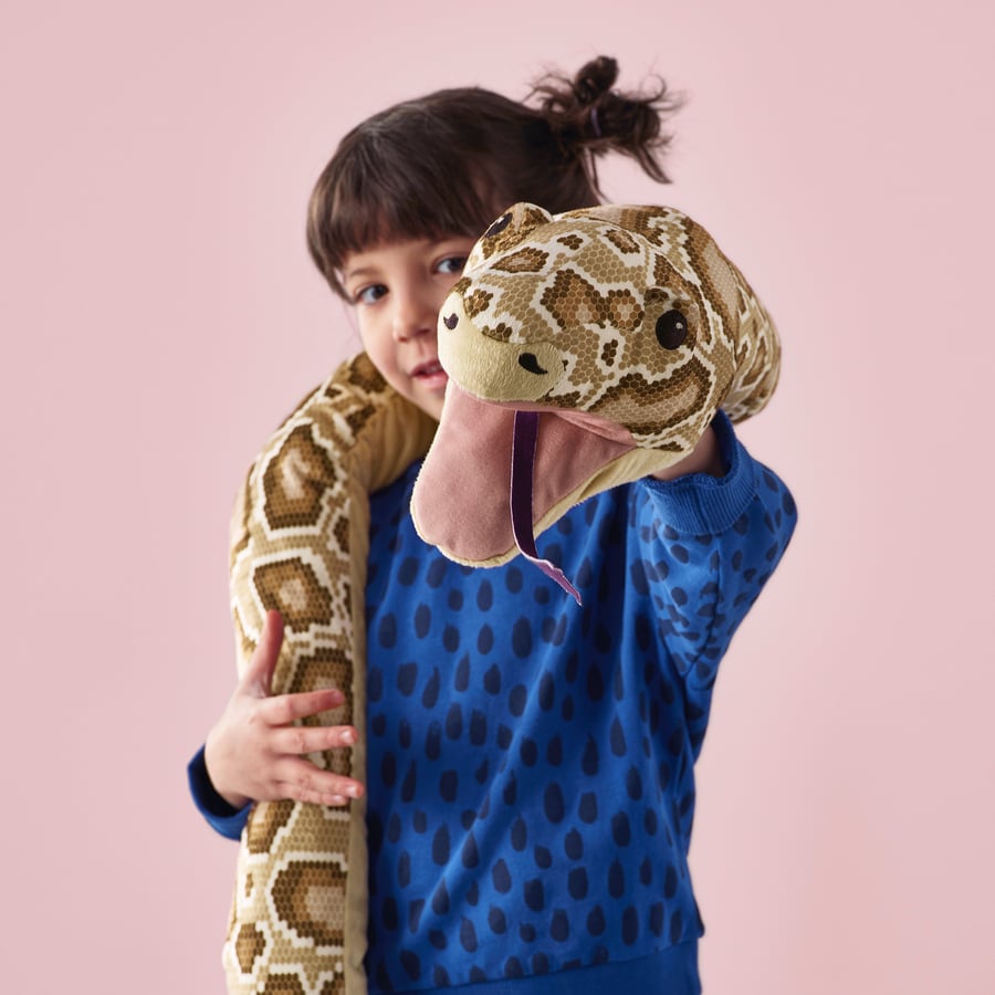 DJUNGELSKOG glove puppet, snake/burmese python - IKEA UK