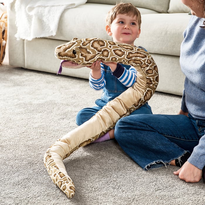 DJUNGELSKOG glove puppet, snake/burmese python - IKEA UK