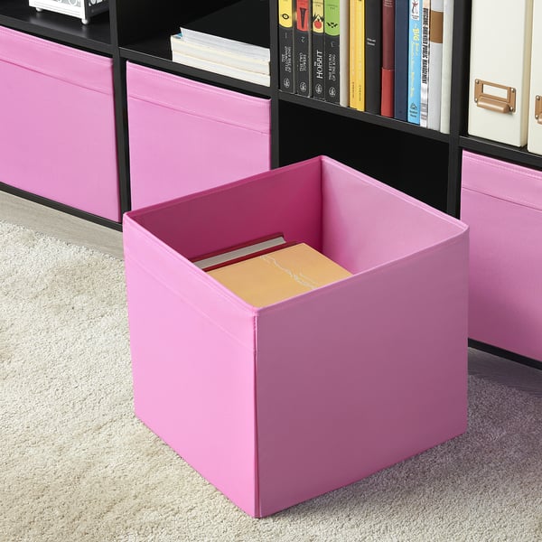 DRÖNA box, pink, 33x38x33 cm - IKEA