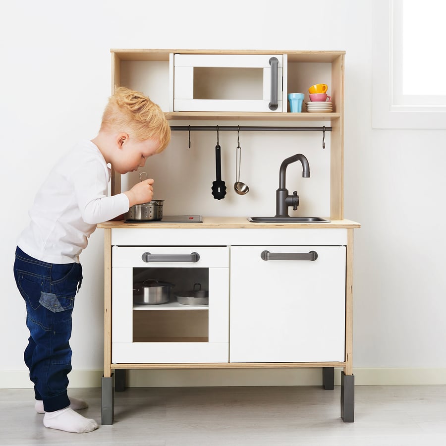 DUKTIG play kitchen, birch, 72x40x109 cm - IKEA UK