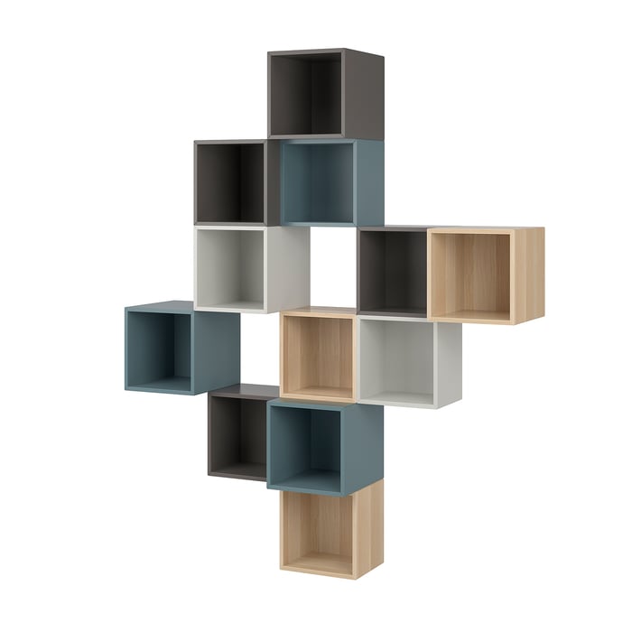 Cube Wall Shelves - Wall Mounted Cube Shelves - Wall Squares - IKEA