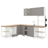 ENHET corner kitchen, white - IKEA