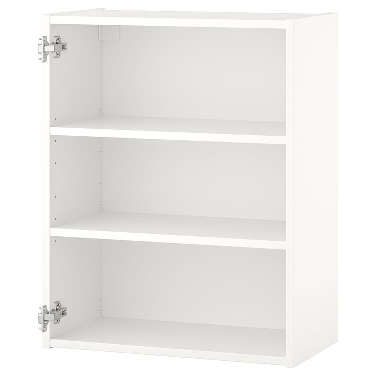 ENHET wall cabinet with 2 shelves, white, 60x30x75 cm - IKEA UK