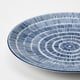 ENTUSIASM side plate, patterned/blue, 18 cm - IKEA UK