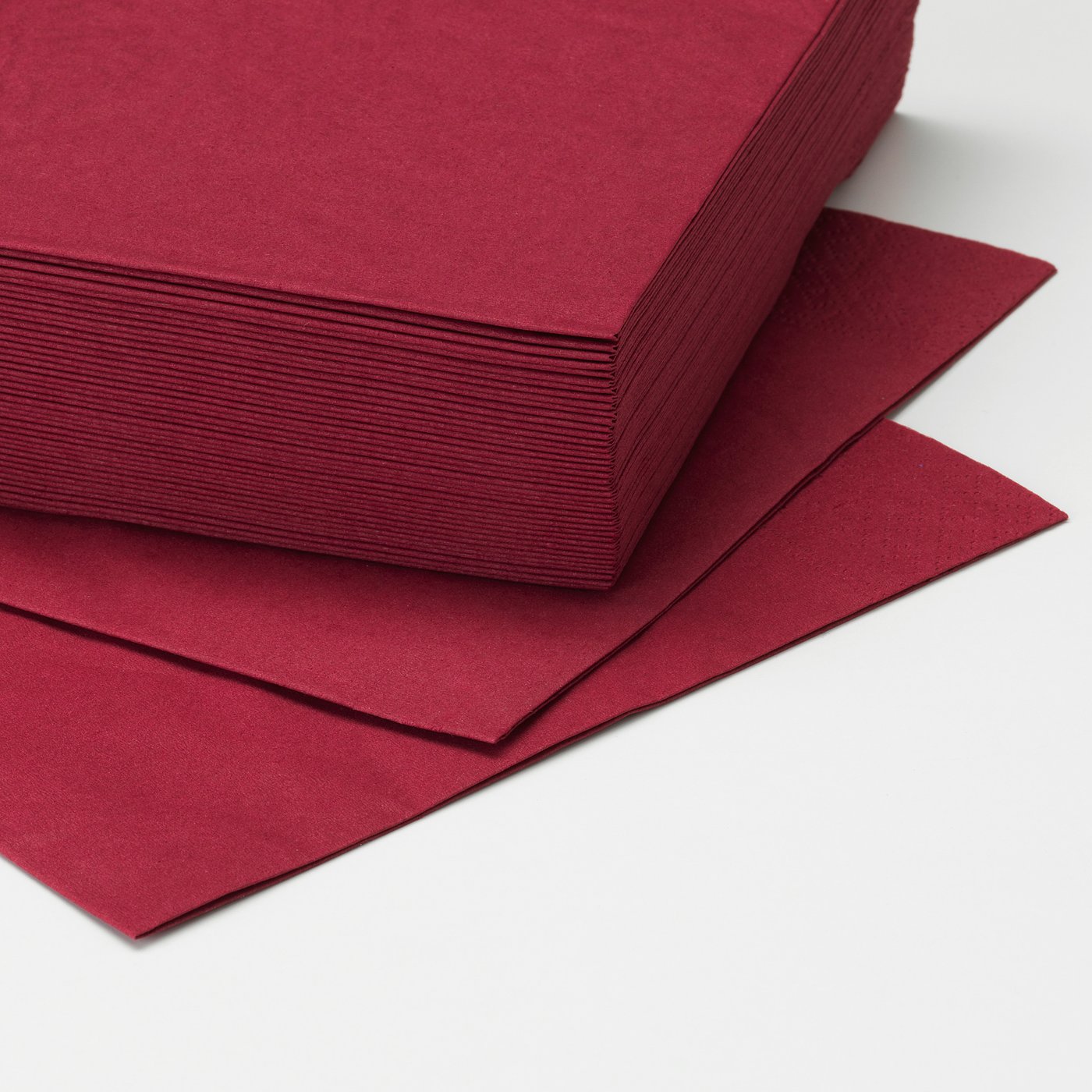 FANTASTISK dark red, Paper napkin - IKEA