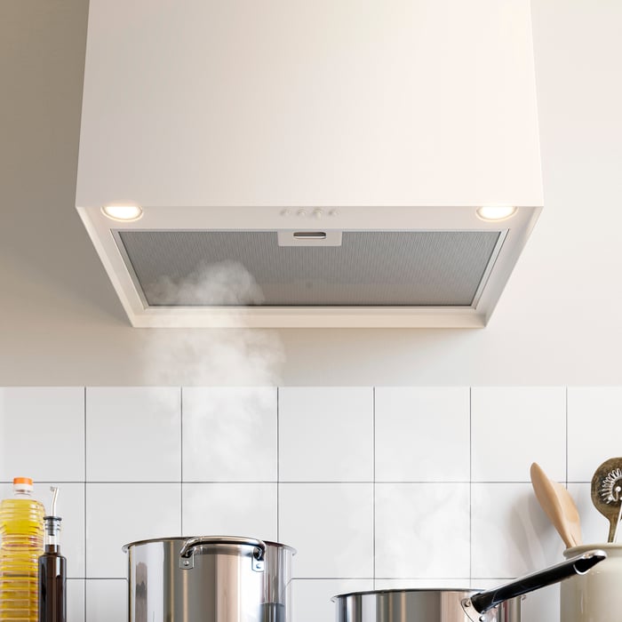 FIVELSBO wall mounted extractor hood, IKEA 300 white, 56 cm - IKEA UK
