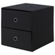 FLARRA dark grey, Mini chest with 2 drawers, 33x38 cm - IKEA