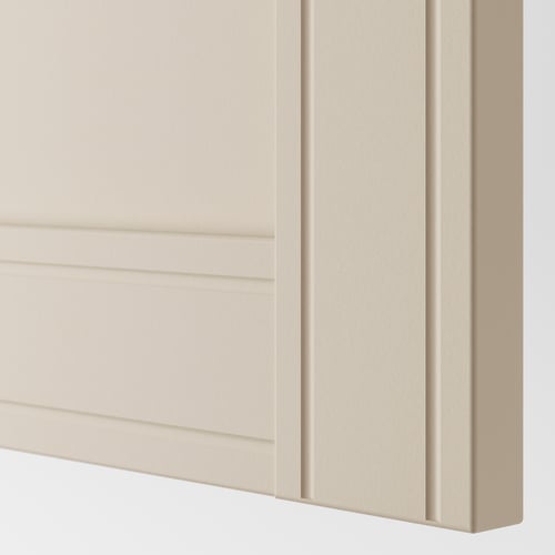 FLISBERGET door with hinges, light beige, 50x229 cm - IKEA UK
