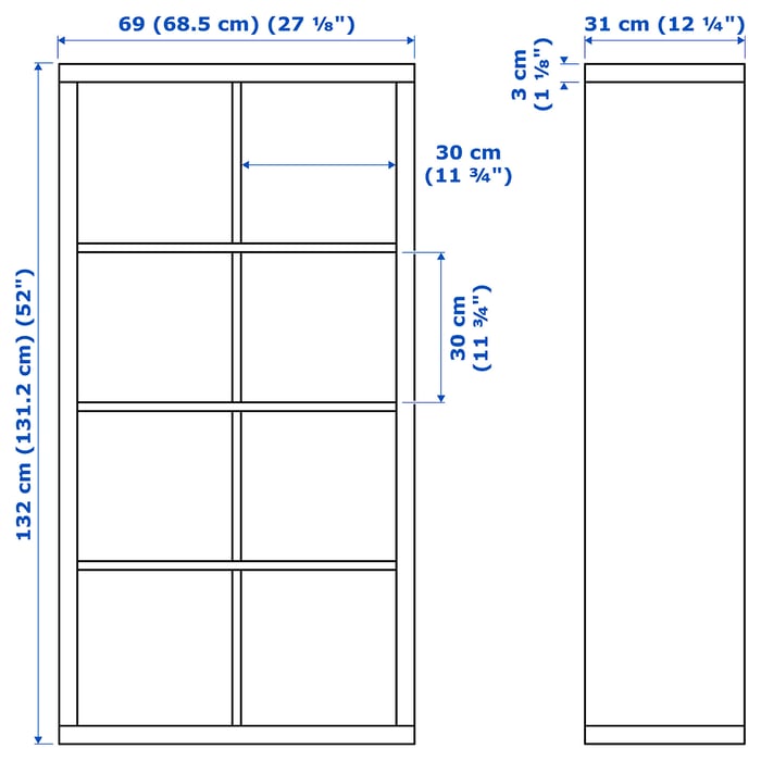 FLYSTA white, shelving unit - IKEA UK