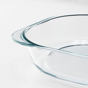 FÖLJSAM clear glass, Oven dish - IKEA