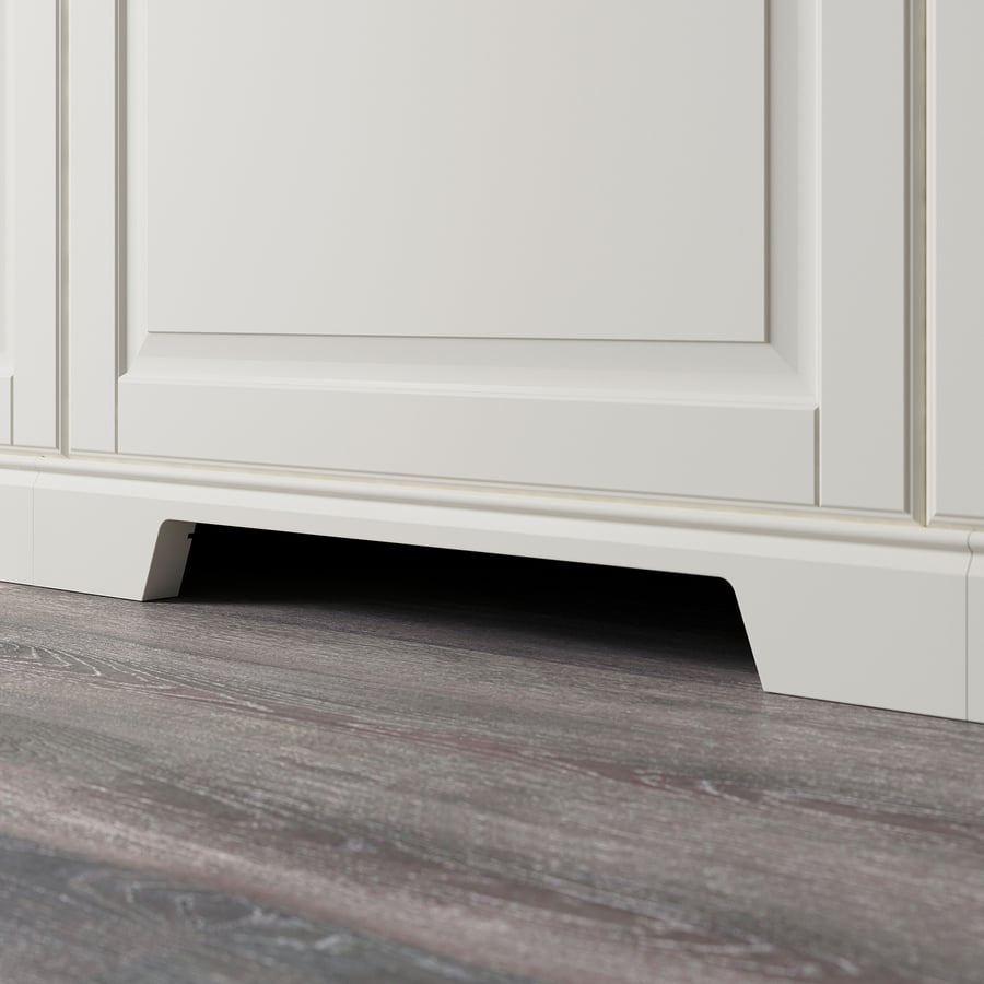 FÖRBÄTTRA off-white, decorative plinth with cut-out - IKEA UK