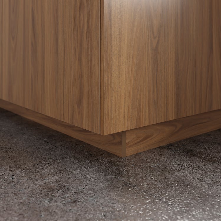 FÖRBÄTTRA plinth, brown walnut effect, 220x8 cm - IKEA UK