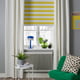 FRIDANS block-out roller blind, white yellow/striped, 80x195 cm - IKEA UK
