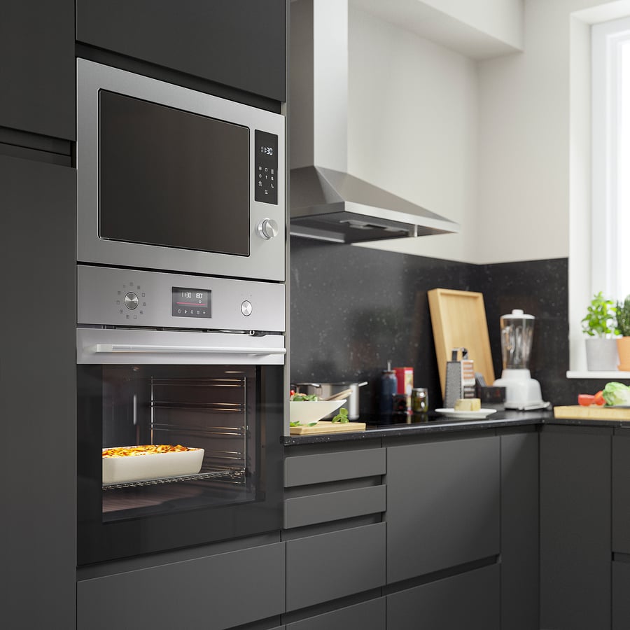FRILLESBO true fan oven, pyrolytic added steam function/stainless steel ...