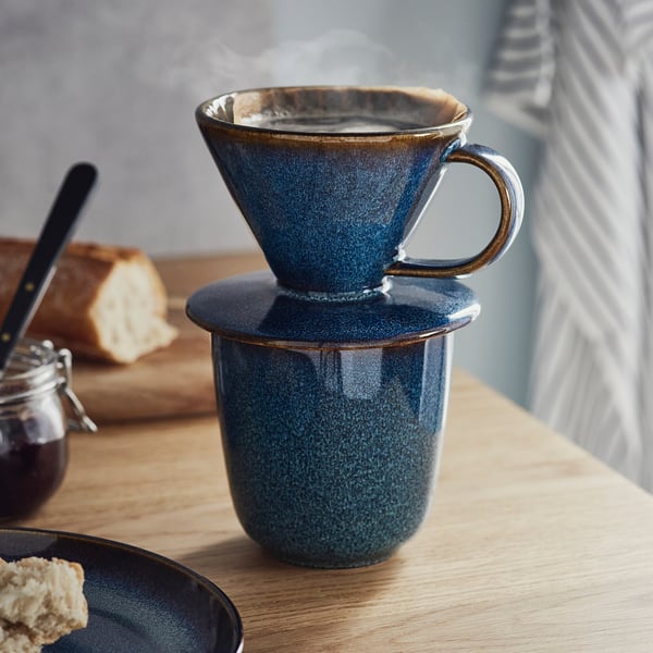 GLADELIG mug, blue, 30 cl - IKEA