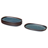 GLADELIG Plate, blue, 31x19 cm - IKEA