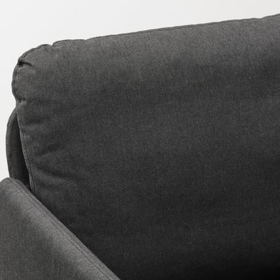 GLOSTAD 2 seater sofa, Knisa dark grey - IKEA UK
