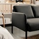 GLOSTAD 2 seater sofa, Knisa dark grey - IKEA UK