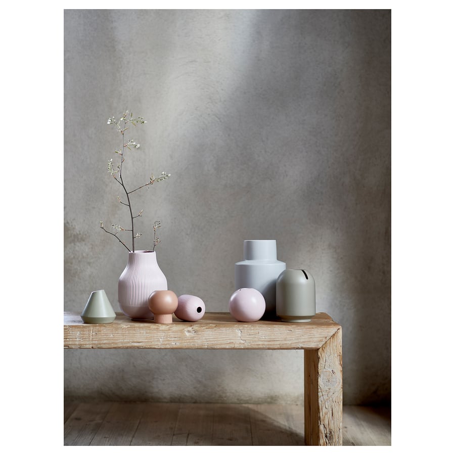 GRADVIS vase, pink, 21 cm - IKEA UK