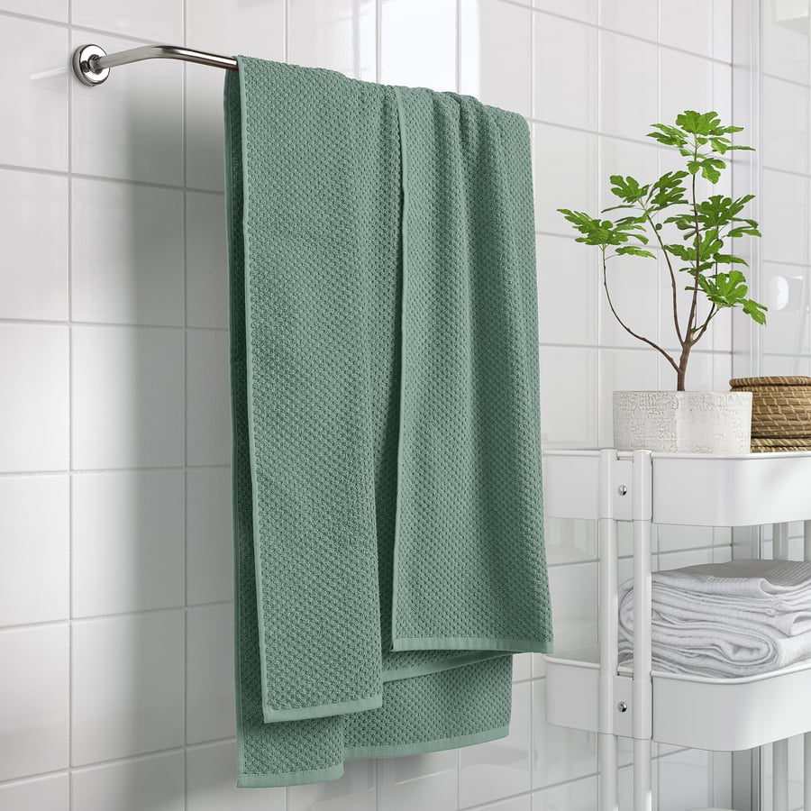 GULVIAL bath sheet, turquoise, 100x150 cm - IKEA UK