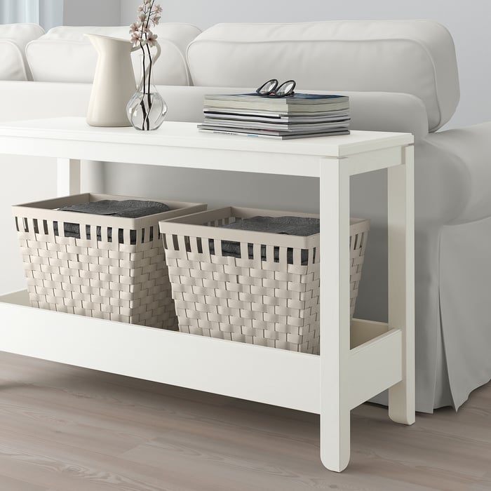 HAVSTA Console table, white, 100x35x63 cm - IKEA