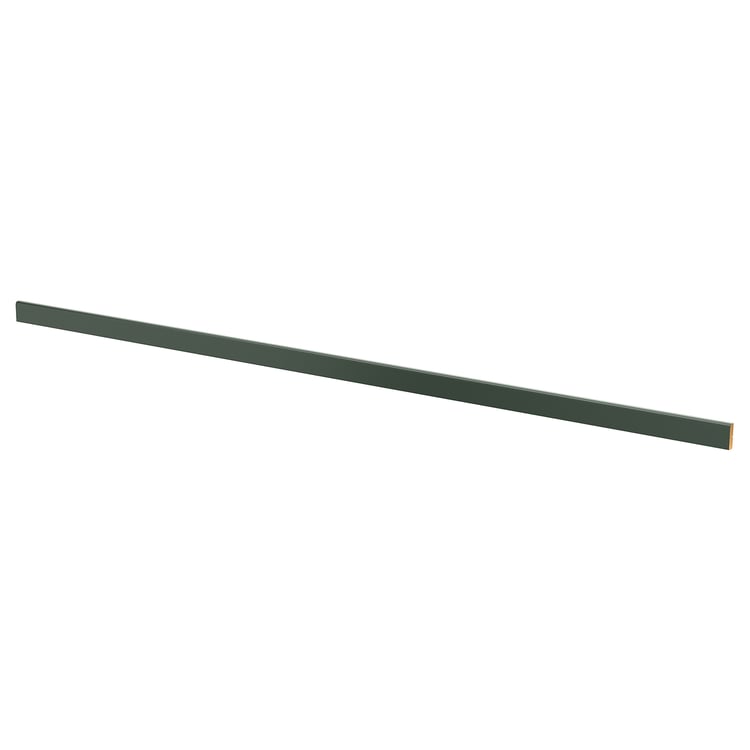 HAVSTORP rounded deco strip/moulding, deep green, 221 cm - IKEA UK